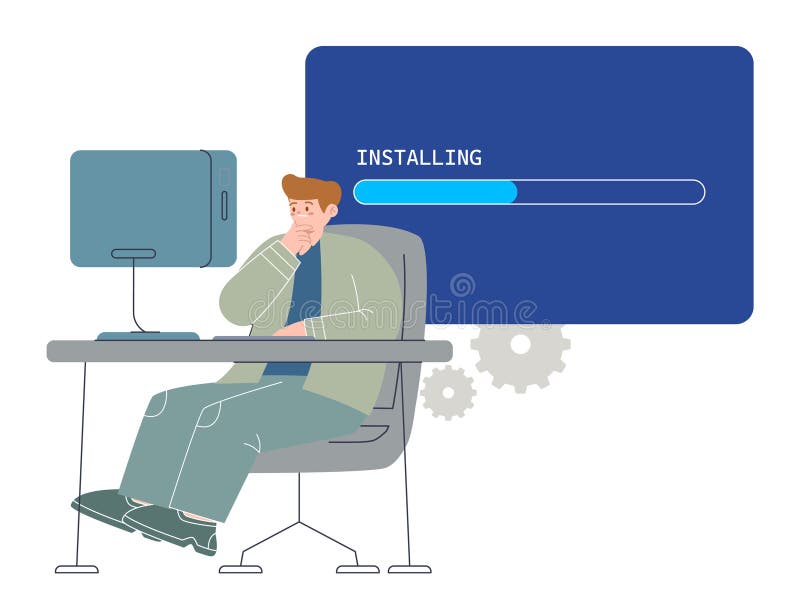 Install Operating System Installing OS Loading Load Upgrade Update New Version Software PC ...