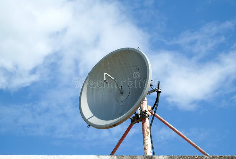 Install Outdoor Wireless Internet Access Equipment. Stock Photo - Image ...