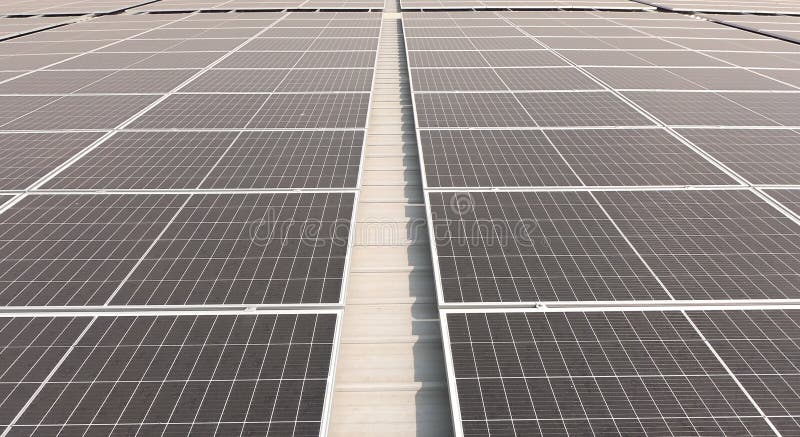 Install solar panels stock image. Image of solar, skyscraper - 260493973