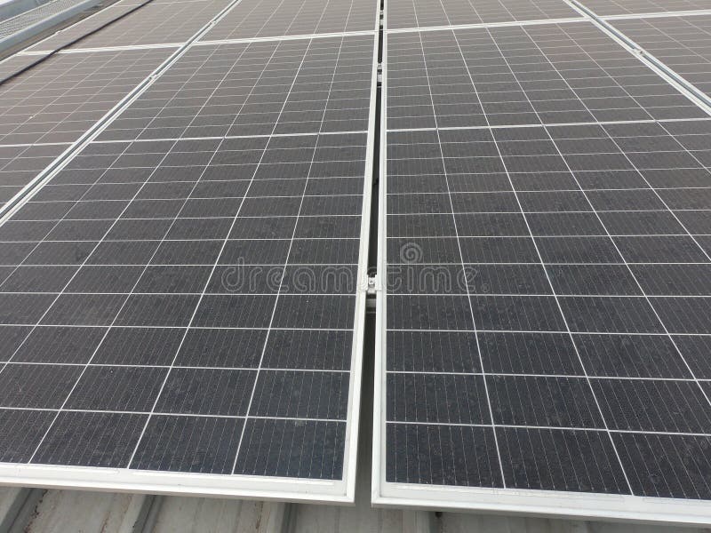 Install solar panels stock photo. Image of handrail - 260493682