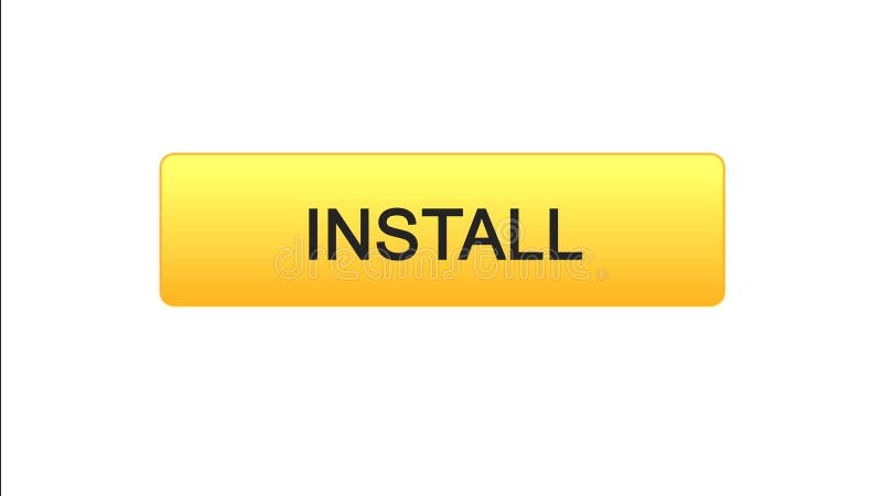 Install Web Interface Button Orange Color, Application Downloading ...