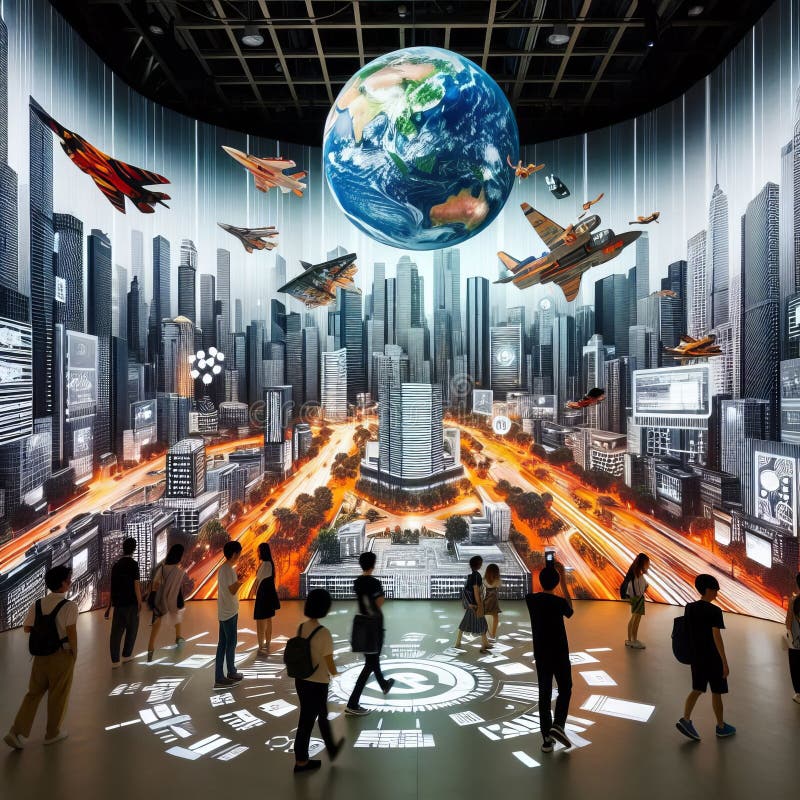 117 11. an Installation Art Piece that Stock Photo - Image of space ...