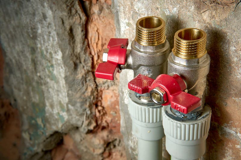 Installation of a Ball Valve on a Polypropylene Pipe for Connecting a ...