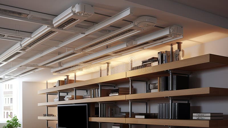 Installation cable tray stock illustration. Illustration of durability ...