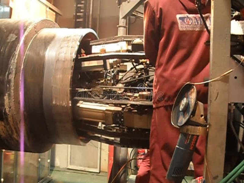 Installation of a Centralizer in the Pipeline. Device for Aligning the ...