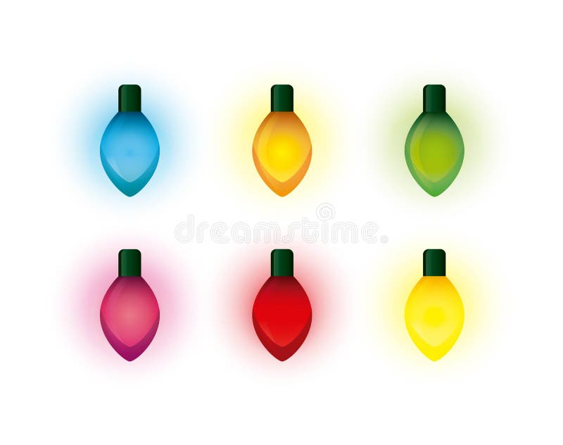 Installation of Christmas Lights Decoration Stock Vector - Illustration ...