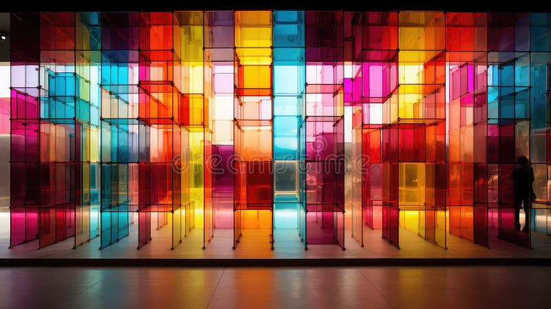 Installation colored glass stock illustration. Illustration of ...