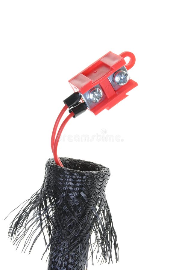 Installation Electrical Cables with Terminal Block Stock Photo - Image ...