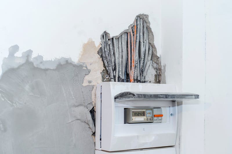 Electrical distributor stock image. Image of plug, actuation - 12475665