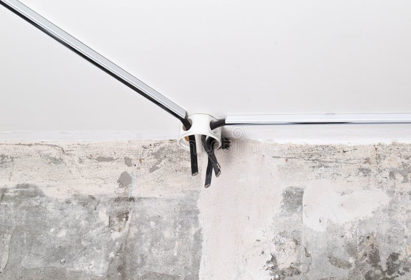 Installation of Electrical Wires and Junction Boxes in the Building ...
