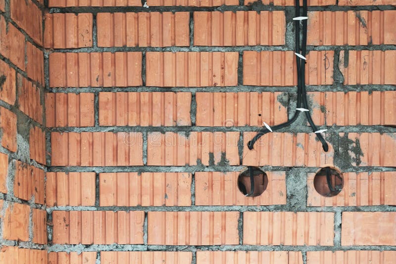 Installation of Electrical Wiring in a New Apartment Building Stock ...