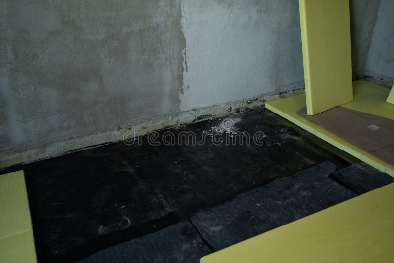 Installation of Expanded Polystyrene for Floor Insulation, Expanded ...