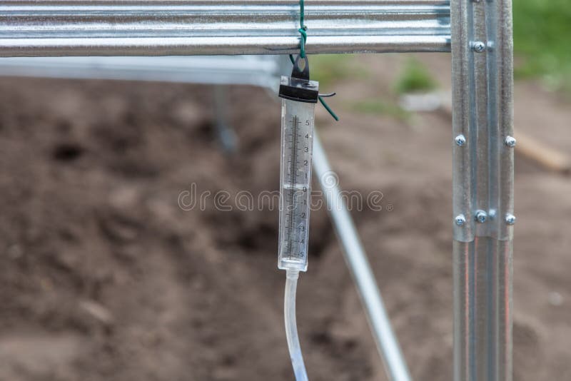 Installation of Frame Greenhouse Close-up Stock Image - Image of frame ...