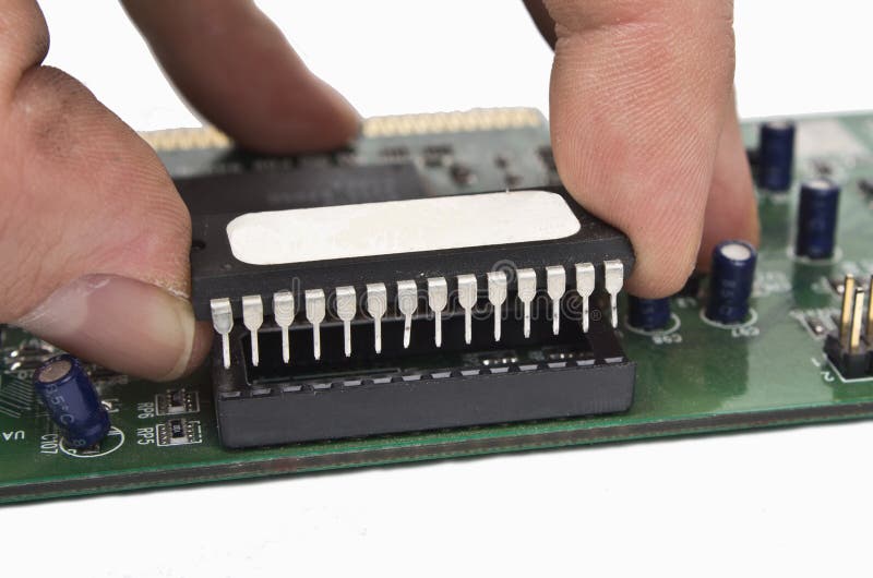 Installation of ICS stock image. Image of processor, chip - 28930987