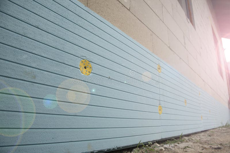Insulation Extruded Polystyrene Panels Stock Photo - Image of house ...