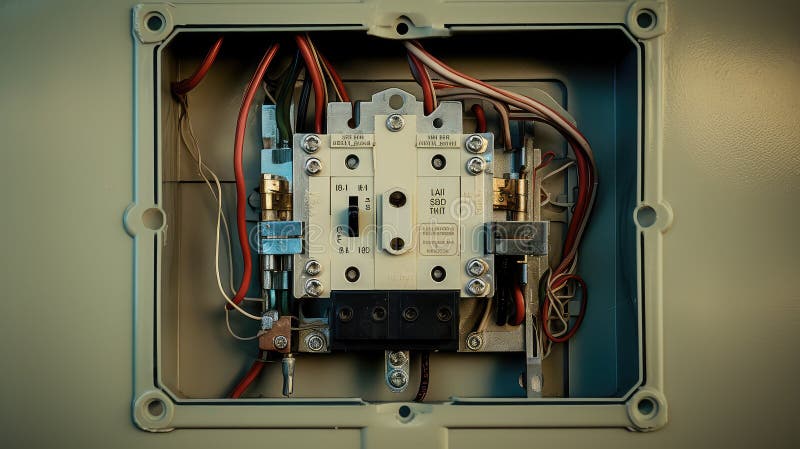 Installation Light Switch Wiring Stock Illustration - Illustration of ...