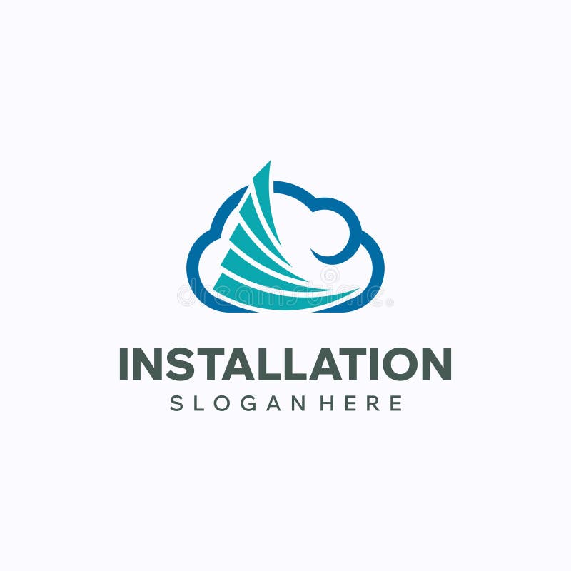 Installation Logo Design Template Stock Vector - Illustration of ...