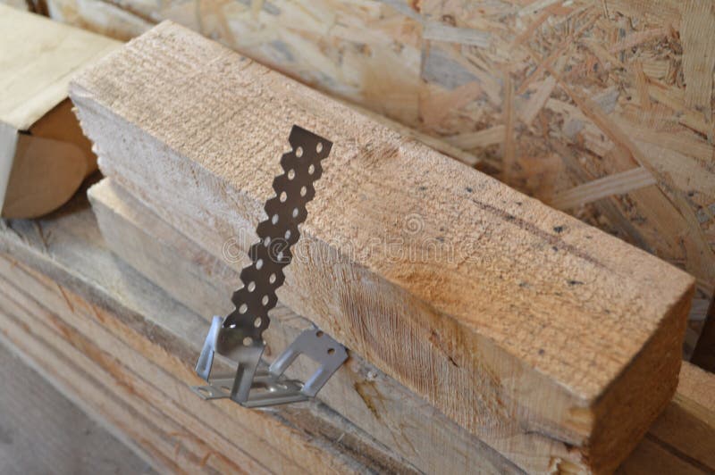 Installation of a Metal Profile for Drywall Stock Image - Image of ...