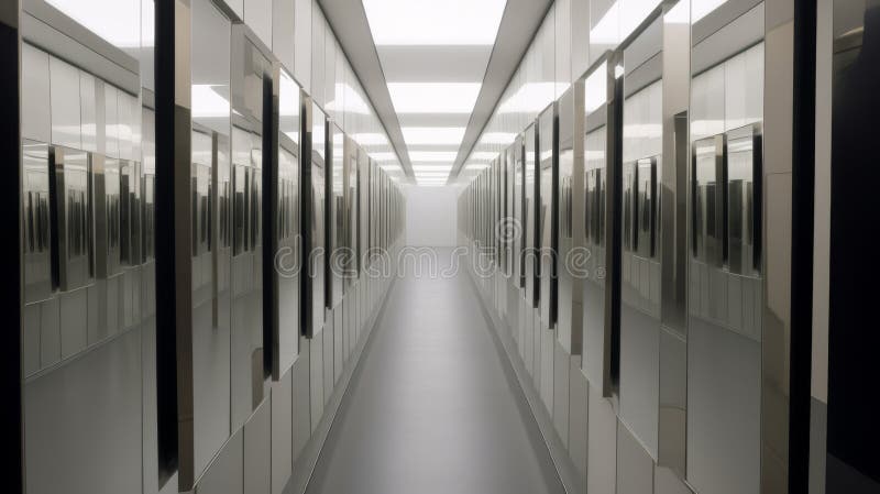 Endless V Shaped Corridor Stock Photos - Free & Royalty-Free Stock ...