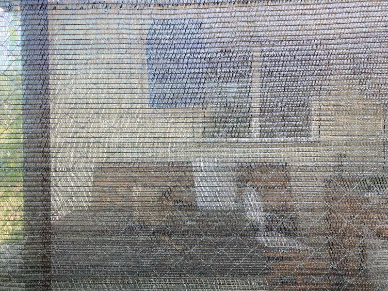 Installation of Mosquito Netting Stock Image - Image of mosquito ...