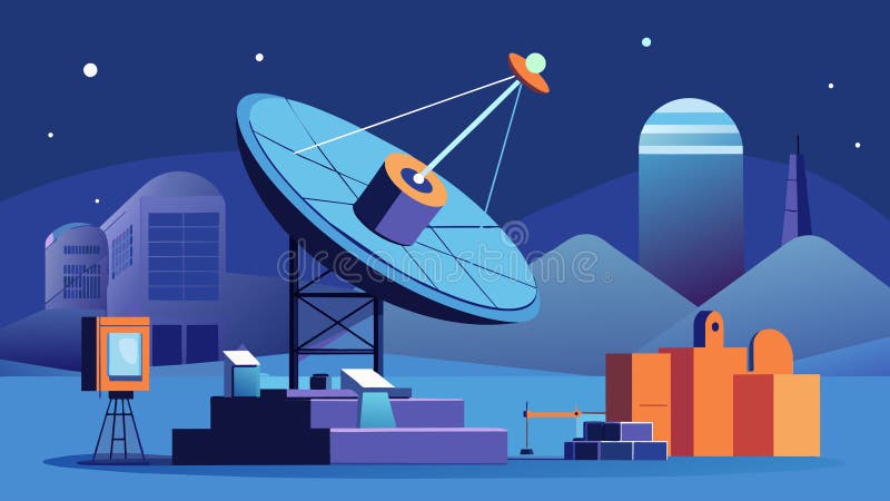 The Installation of a New Satellite Dish at a Remote Data Center ...