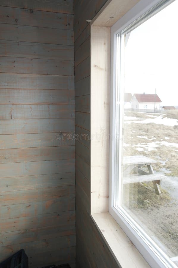 Installation of Plastic Windows Stock Image - Image of interior, inside ...