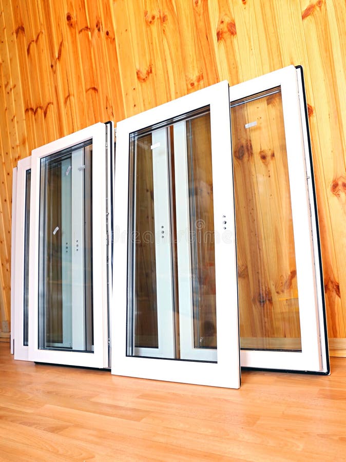 Installation of Plastic Windows Stock Image - Image of installation ...