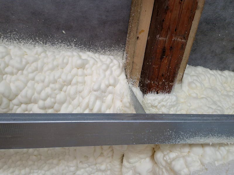 Installation of Polyurethane Foam Insulation with Compressed Gas Stock ...