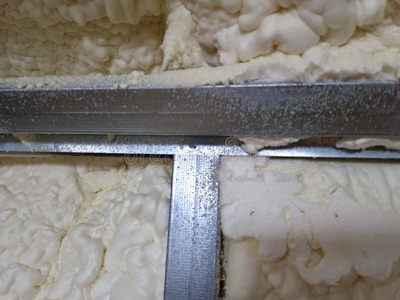 Installation of Polyurethane Foam Insulation with Compressed Gas Stock ...