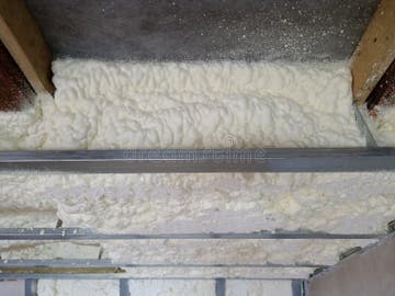 Installation of Polyurethane Foam Insulation with Compressed Gas Stock ...