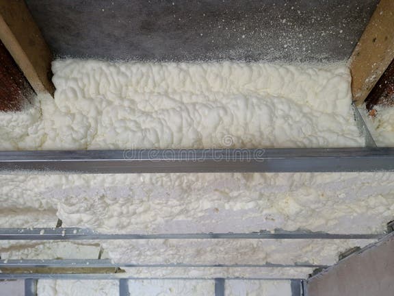 Installation of Polyurethane Foam Insulation with Compressed Gas Stock ...