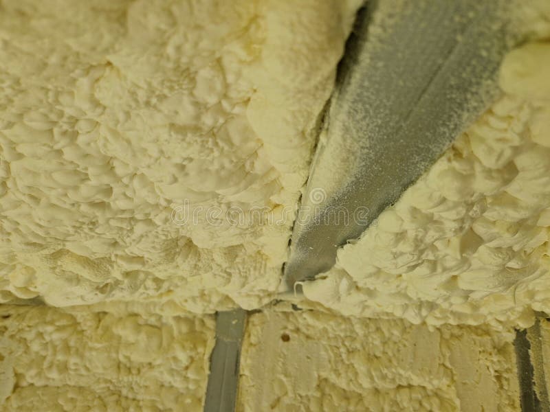Installation of Polyurethane Foam Insulation with Compressed Gas Stock ...