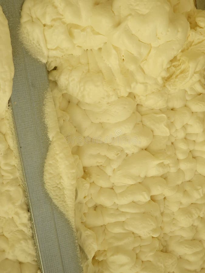 Installation of Polyurethane Foam Insulation with Compressed Gas Stock ...