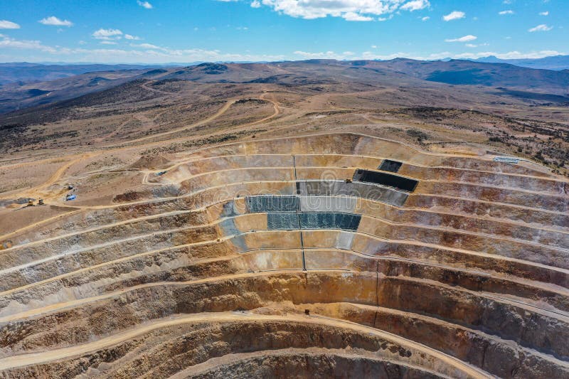 Installation Process of Geosynthetics in Industry and Mining Stock ...