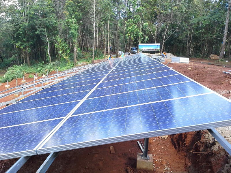 The Installation of Solar Chelsea. Stock Photo - Image of clean ...