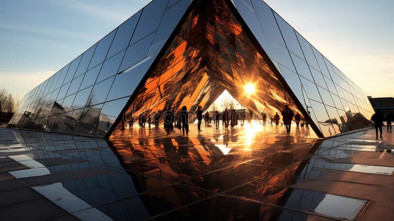 Installation sun triangle stock illustration. Illustration of generated ...