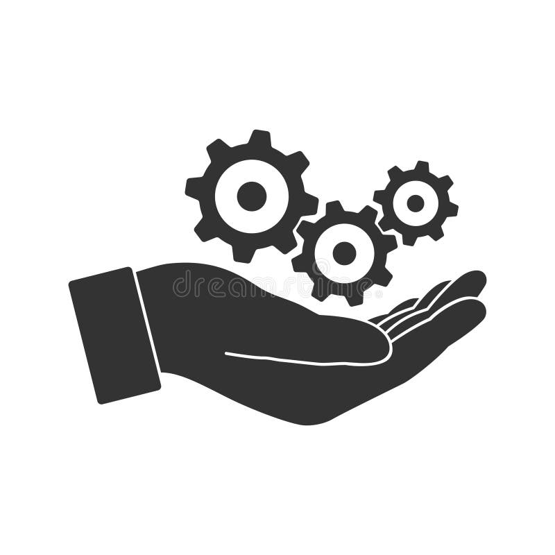 Installation and Support Graphic Icon Stock Illustration - Illustration ...