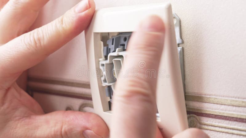 Installation of a Switch. Repair of Electrical Appliances and Wiring ...