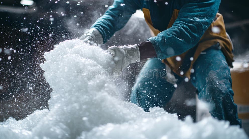 The Installation of a Thermal Insulation Layer in an Attic Using ...