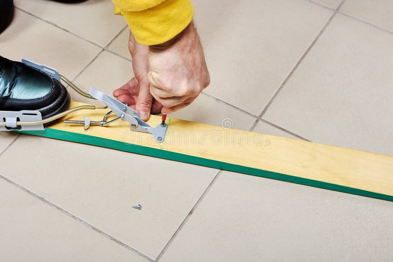 Adjustable Tension Lever Mechanism for Cable Ski Bindings. Stock Photo ...