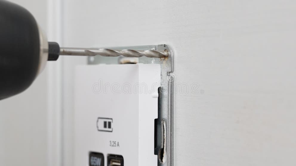 Installation of a USB Type-C Socket at the Head of the Bed for Charging ...