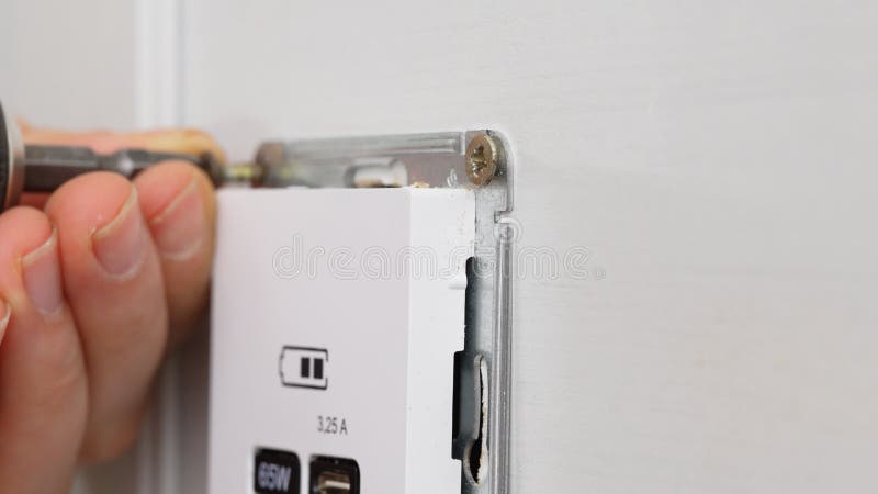 Installation of a USB Type-C Socket at the Head of the Bed for Charging ...