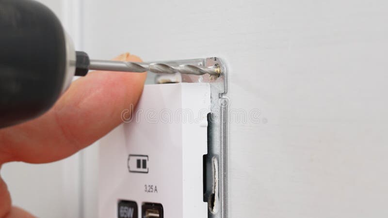 Installation of a USB Type-C Socket at the Head of the Bed for Charging ...