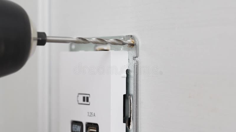 Installation of a USB Type-C Socket at the Head of the Bed for Charging ...