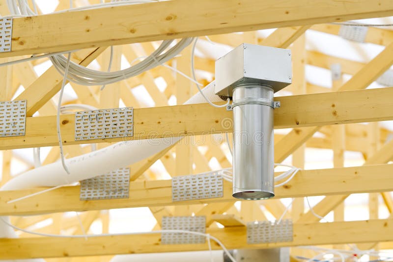 Installation of Ventilation in a New Timber Frame House Under ...