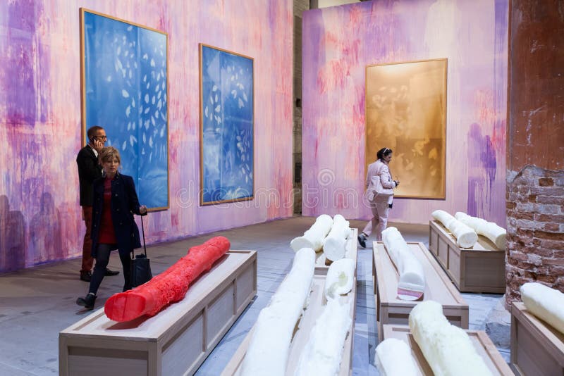 Installation View of the Work by Thu Van Tran Editorial Image - Image ...