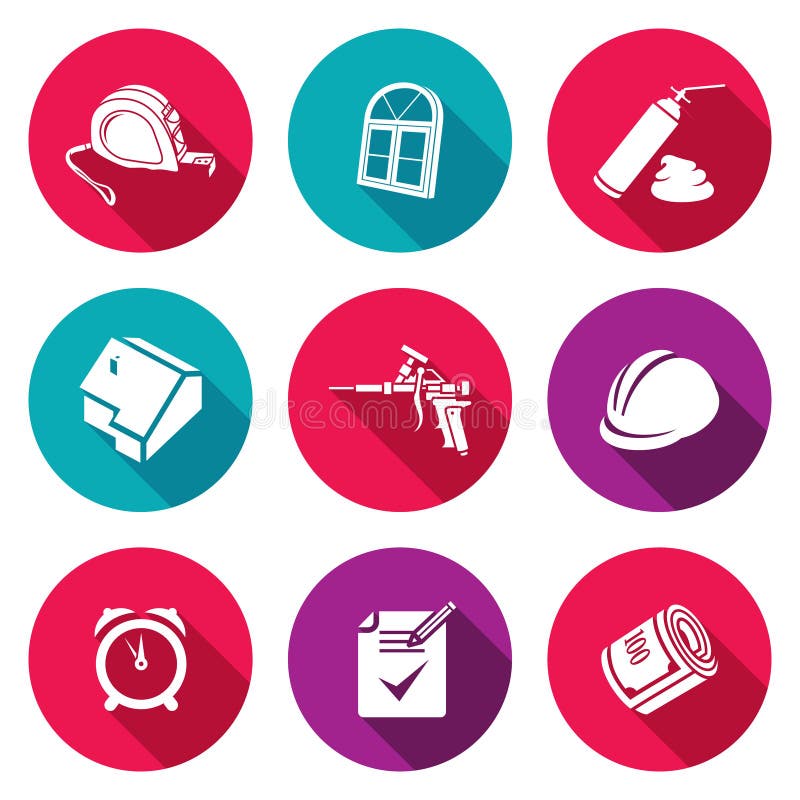 Installation of Windows, Installer and Work Tools Stock Vector ...