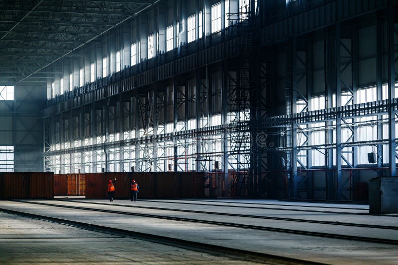 Installation Work in the Production Room. Stock Photo - Image of ...