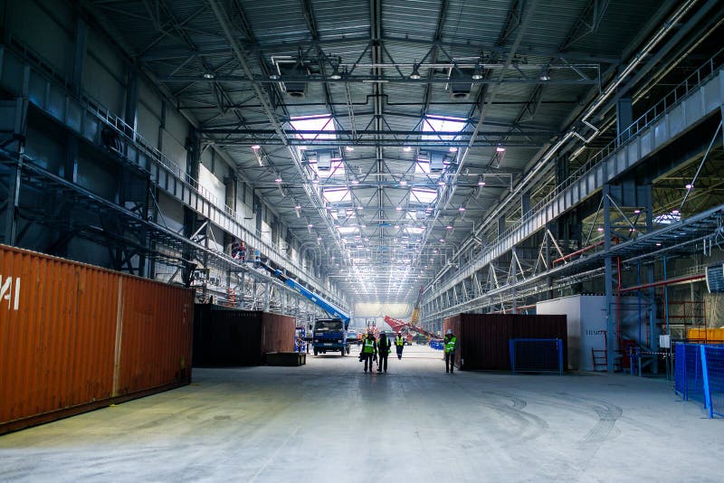 Installation Work in the Production Room. Editorial Image - Image of ...