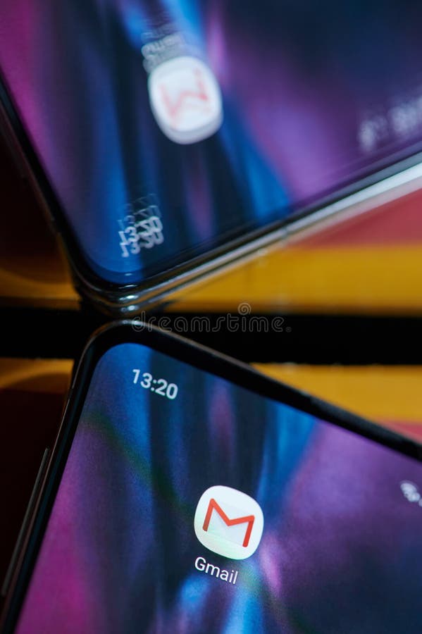 Installed Gmail Application on Smartphone Editorial Image - Image of ...